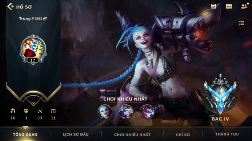 [OCE] Silver IV | LVL: 17 - Champions: 16 - Skins: 1 – CayThue24